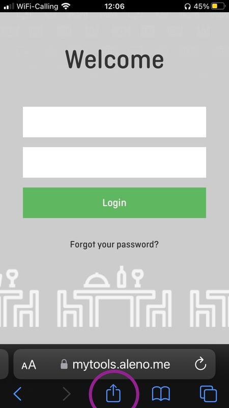 aleno as app on your mobile device